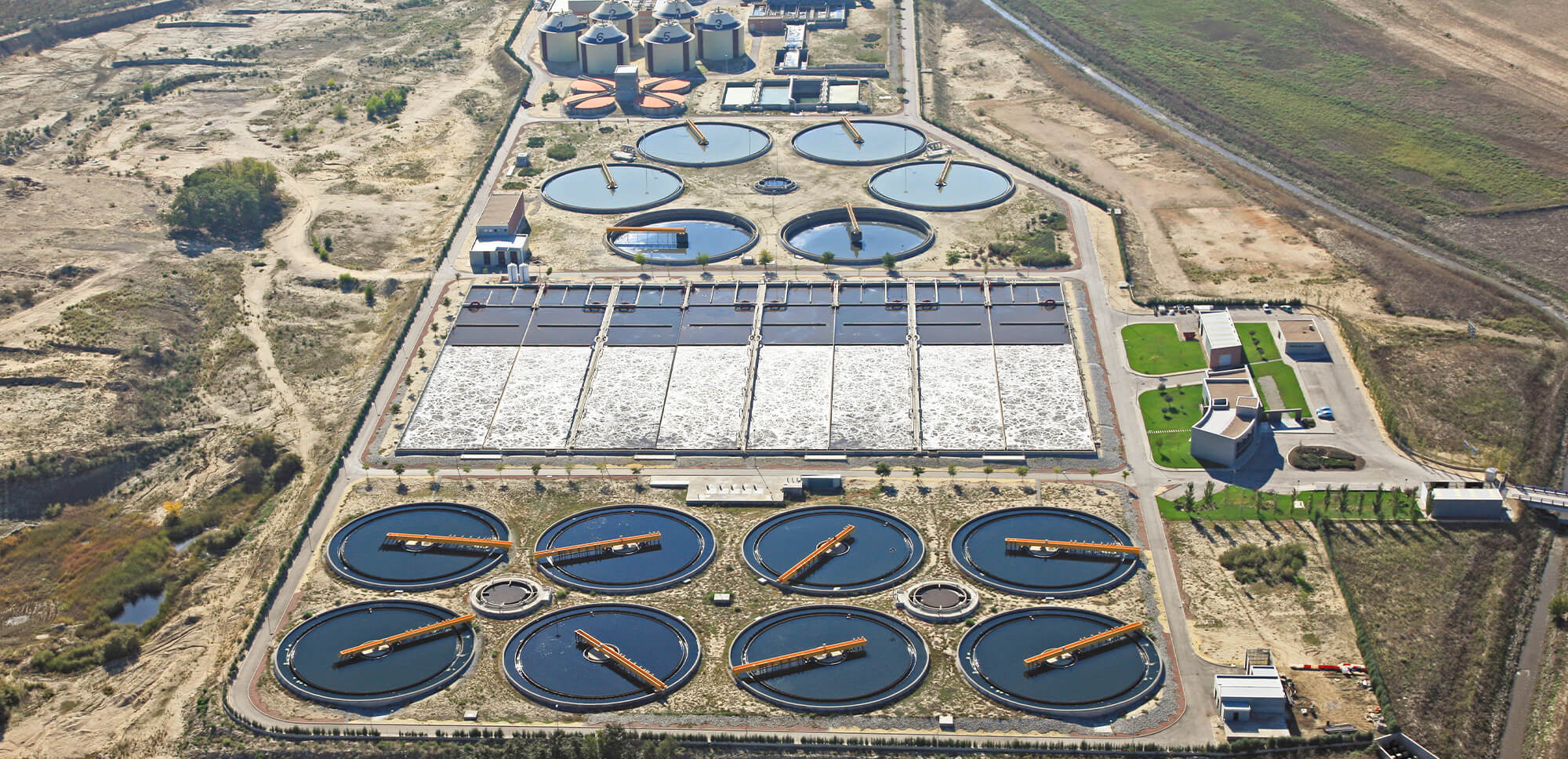 Cuenca Baja y Cuenca Media del Arroyo Culebro WWTP | ACCIONA | Business ...